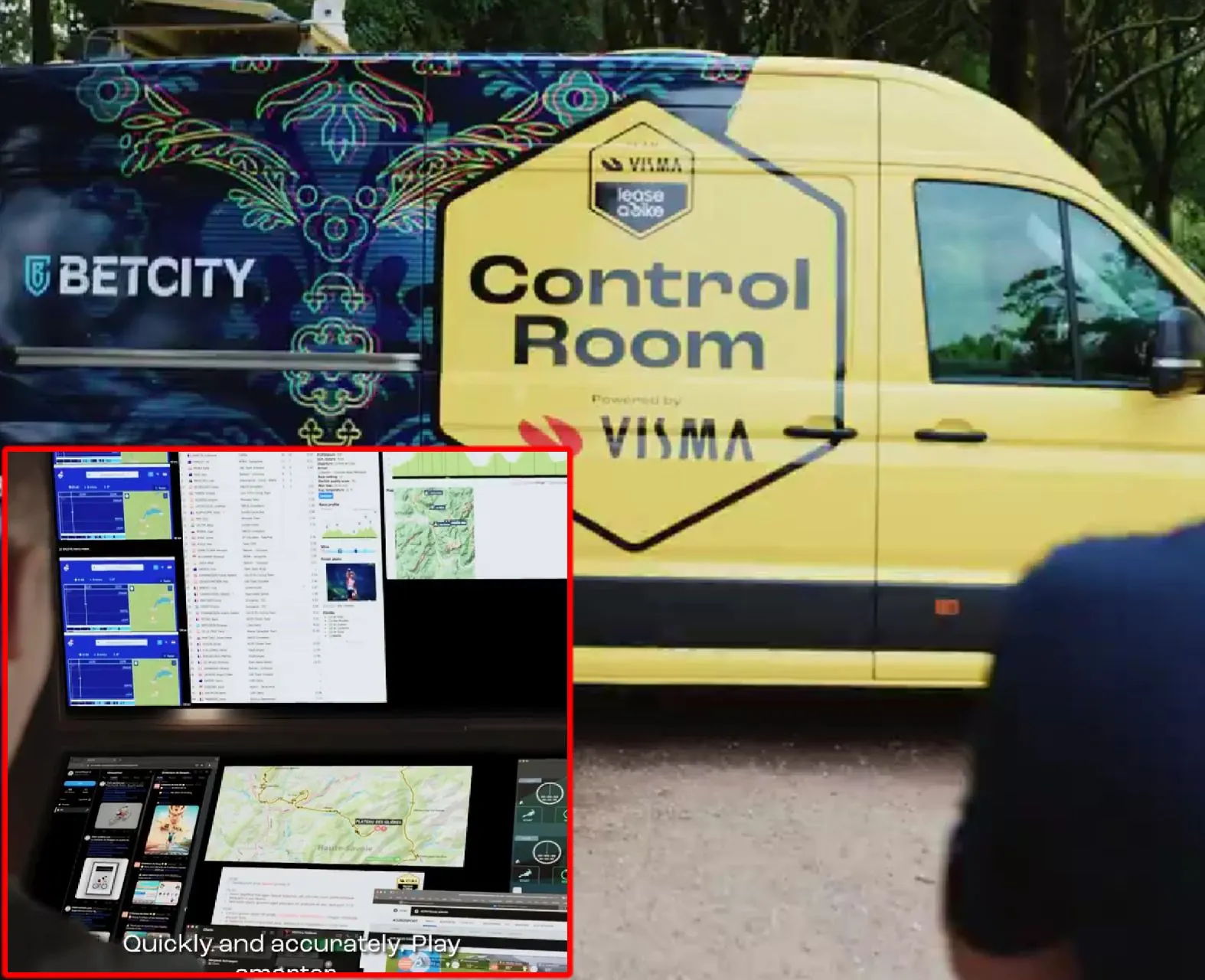 The 'Control Room' - Team Visma | Lease a Bike's reveal innovative new ...