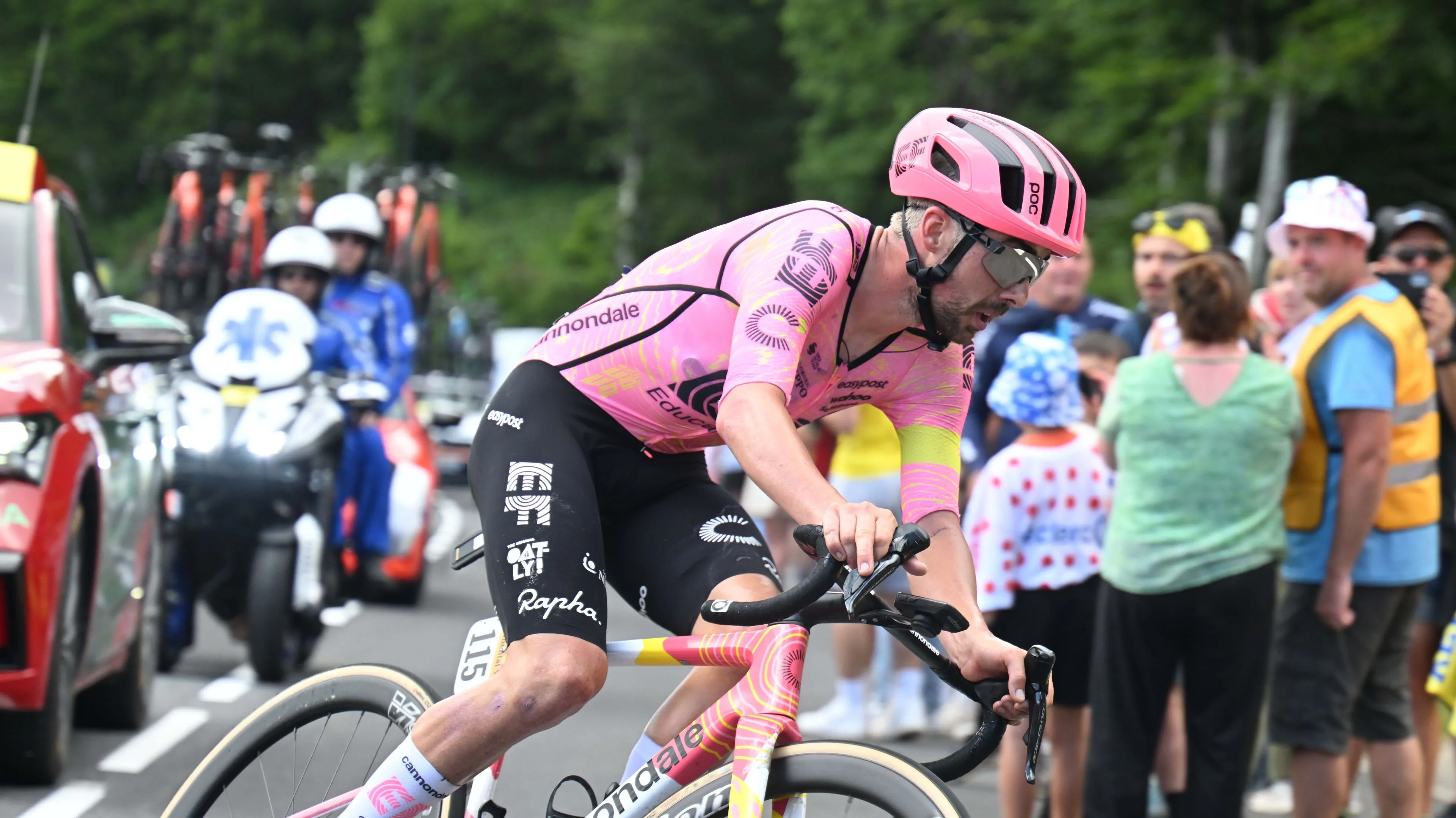 "If I raced the first couple of weeks differently, I could have been in a really good GC ...