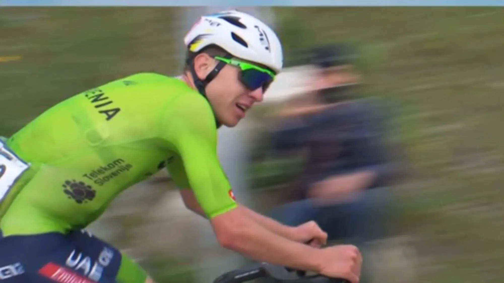 Peerless Tadej Pogacar wins Rainbow Jersey with epic 100km attack, completing fabled 'Triple ...