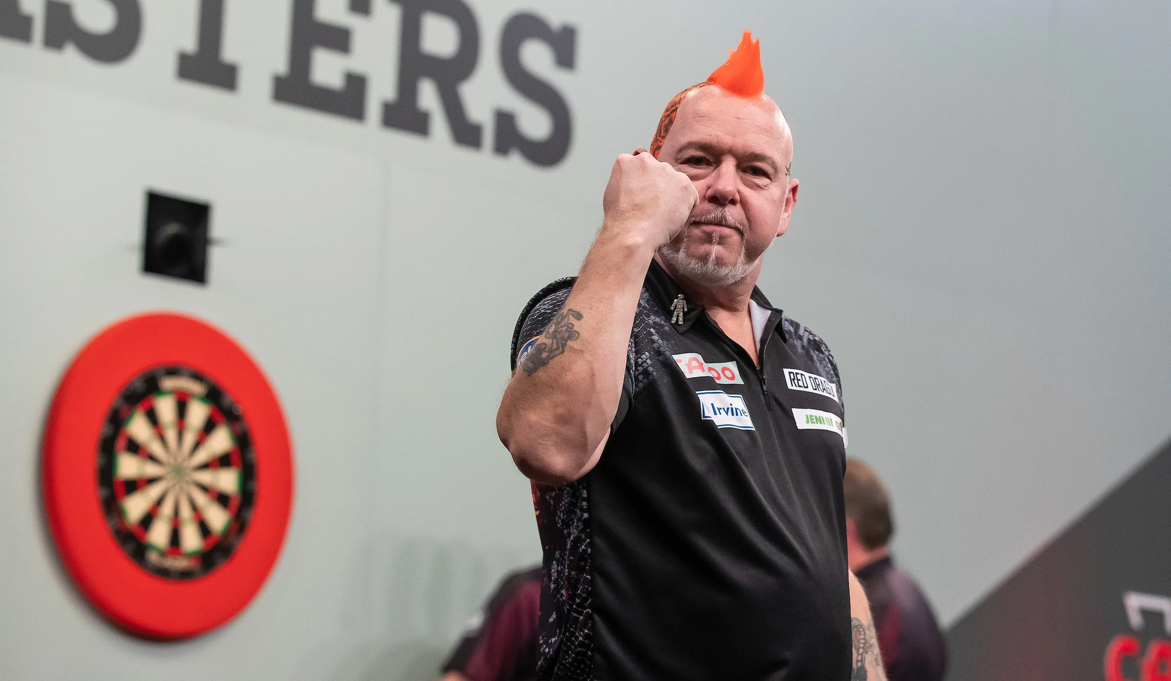 Wright on his most embarrassing moment as a darter: "Putting a wig on ...