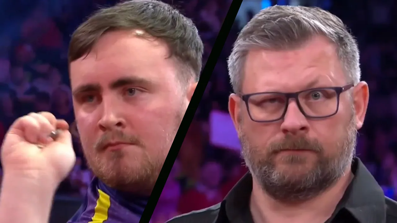 VIDEO: Comical reaction from James Wade after 170 finish from Luke Littler