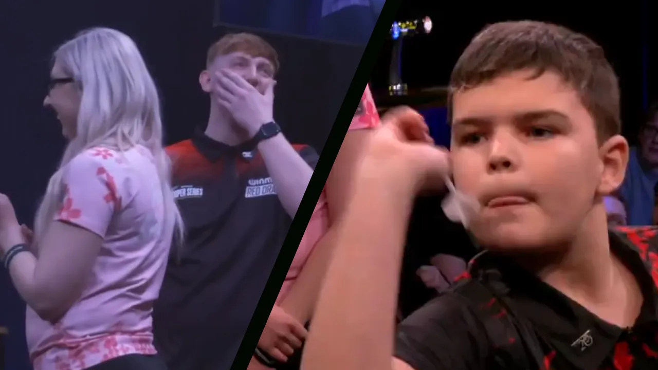 VIDEO | 12-year-old throws brilliant 145 finish in pairs match against ...