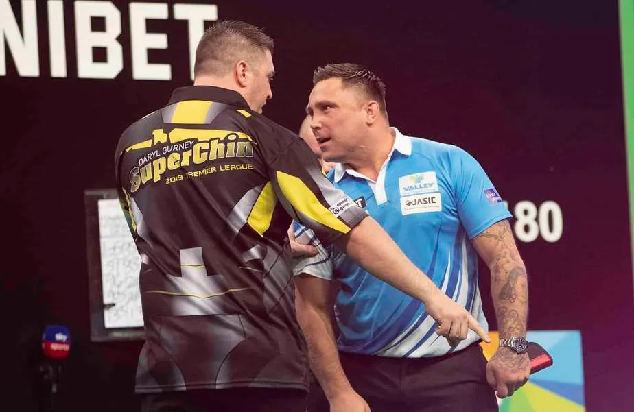 From aggression on stage to friends: Gerwyn Price and Daryl Gurney ...