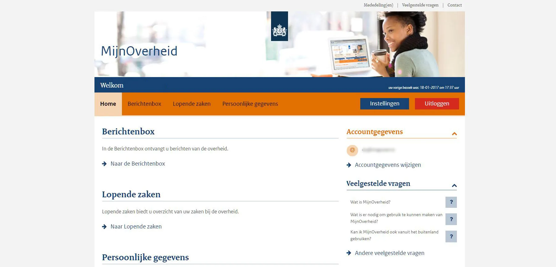 Mijnoverheid Berichtenbox Inloggen MijnGegevens App Van De Overheid:
