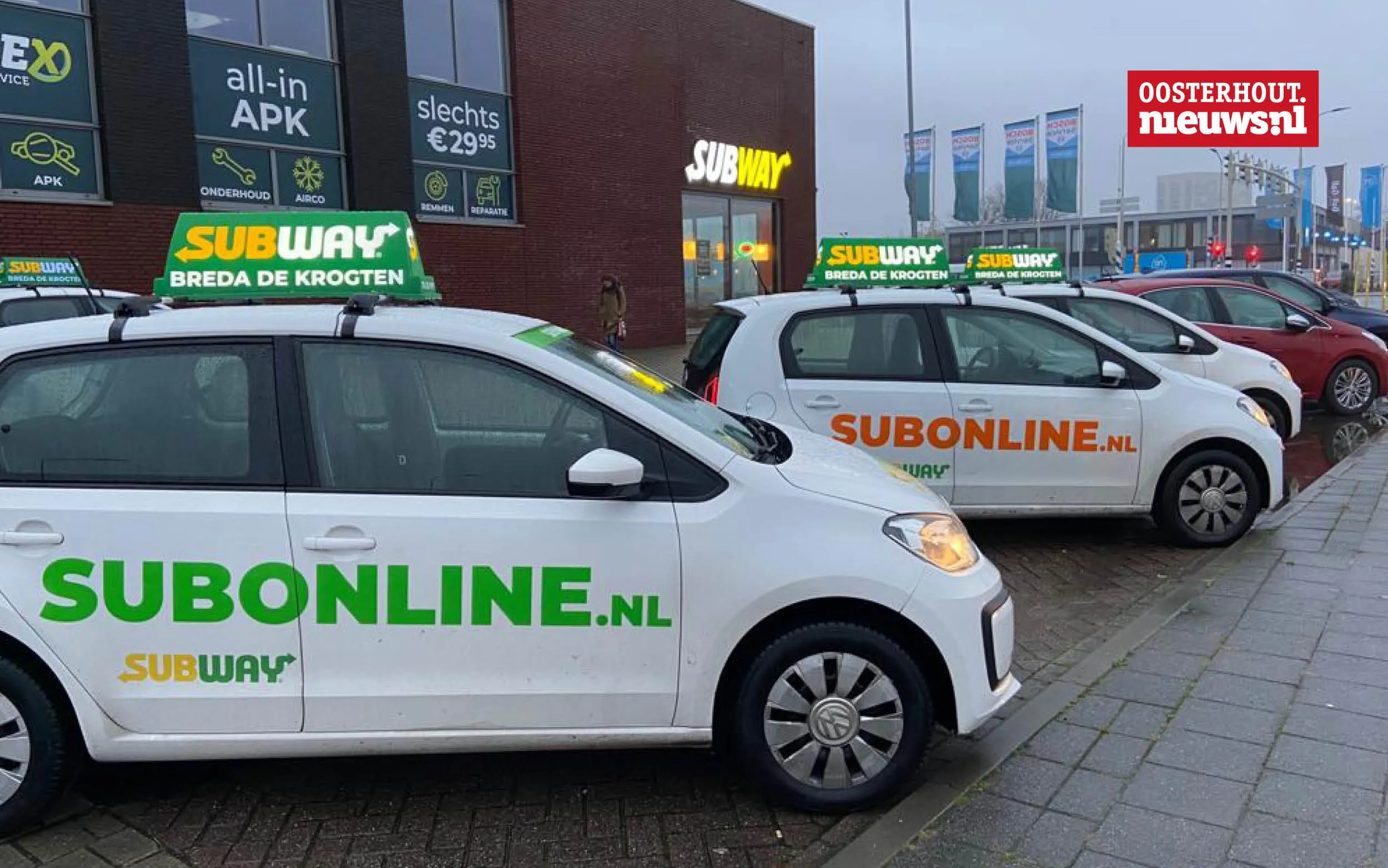 Oosterhout verwelkomt Subway-bezorgservice vanuit Breda!