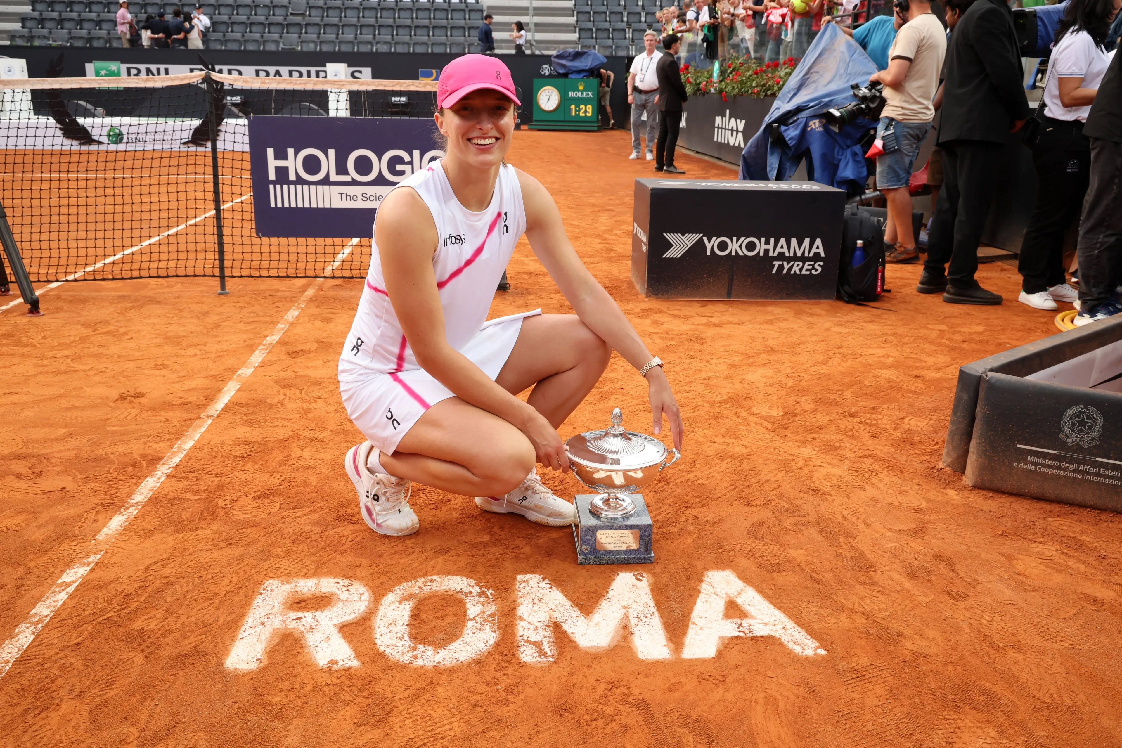 The Queen of Clay: Iga Swiatek became fifth to achieve the 'Dirtball ...