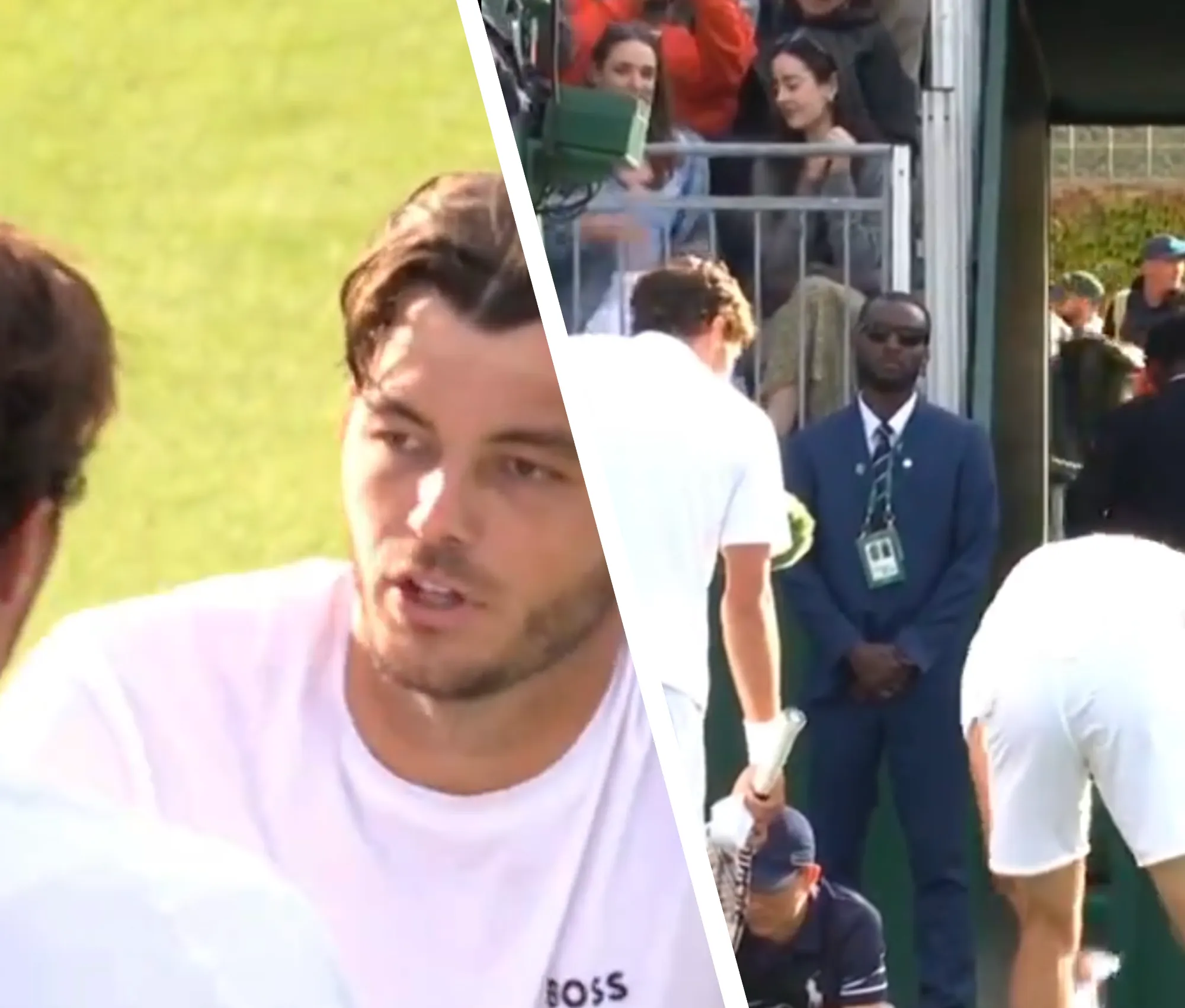 "Ich wünsche Dir einen guten Heimflug", witzelt Taylor Fritz nach dem ...