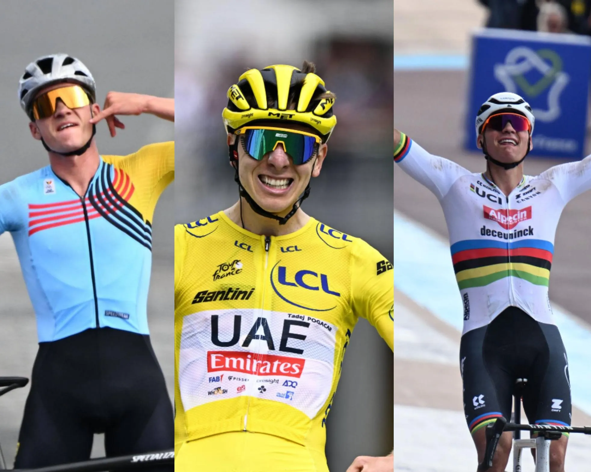 Wie heeft het meest indrukwekkende palmares in het moderne peloton? Remco Evenepoel, Tadej ...