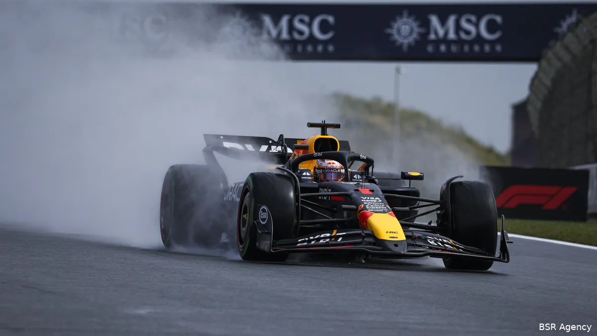 Slecht weer zorgt voor stroeve eerste vrije training, Verstappen klokt tweede tijd | GP33