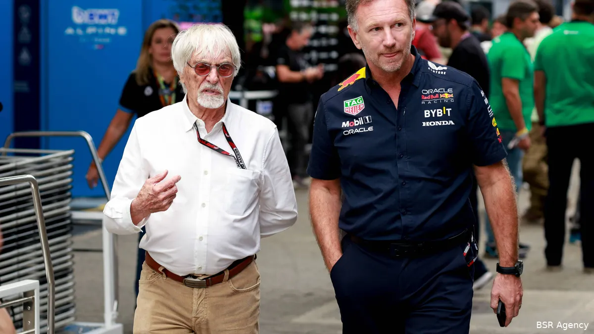Bernie Ecclestone haalt hard uit naar Christian Horner na affaire: 'Die idioot...' | GP33
