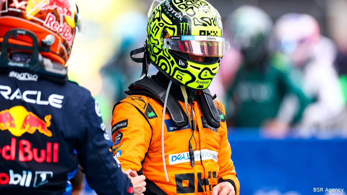 Lando Norris ondergaat hetzelfde lot als Max Verstappen: 'Alles in één ...