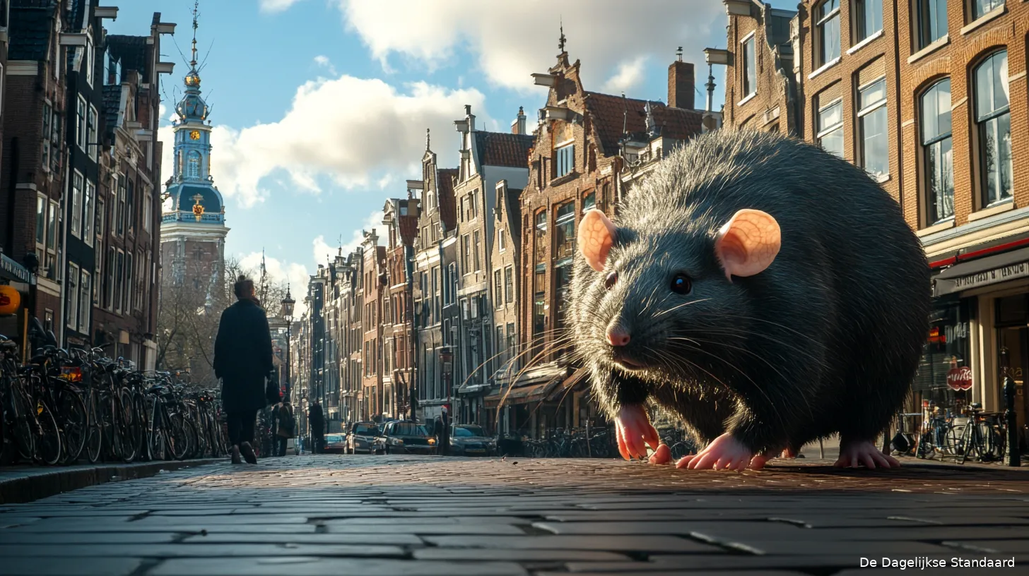 -Cultuur onder Vuur- Rattenplaag teistert Amsterdam, maar Femke Halsema ...