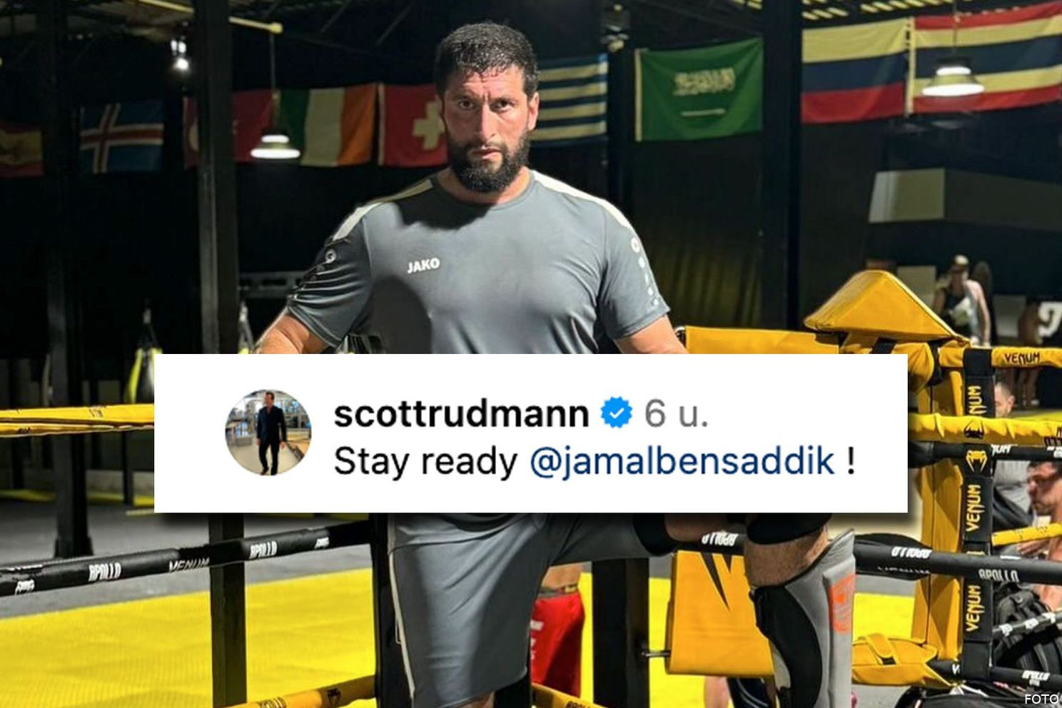 Jamal Ben Saddik moet paraat blijven van Glory! 'Maar voor wat dan ...