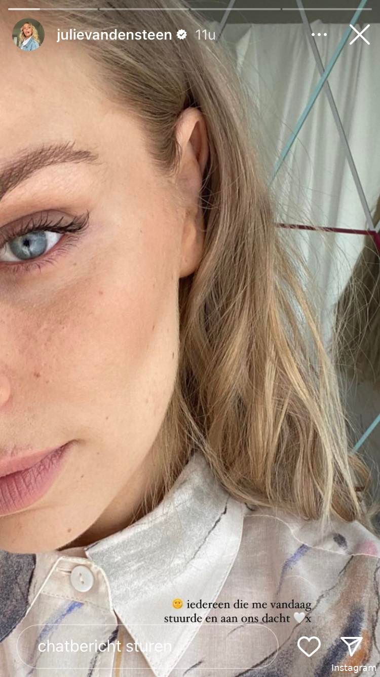 Hartverscheurend: bijzonder moeilijke dag voor Julie Van den Steen, die ...