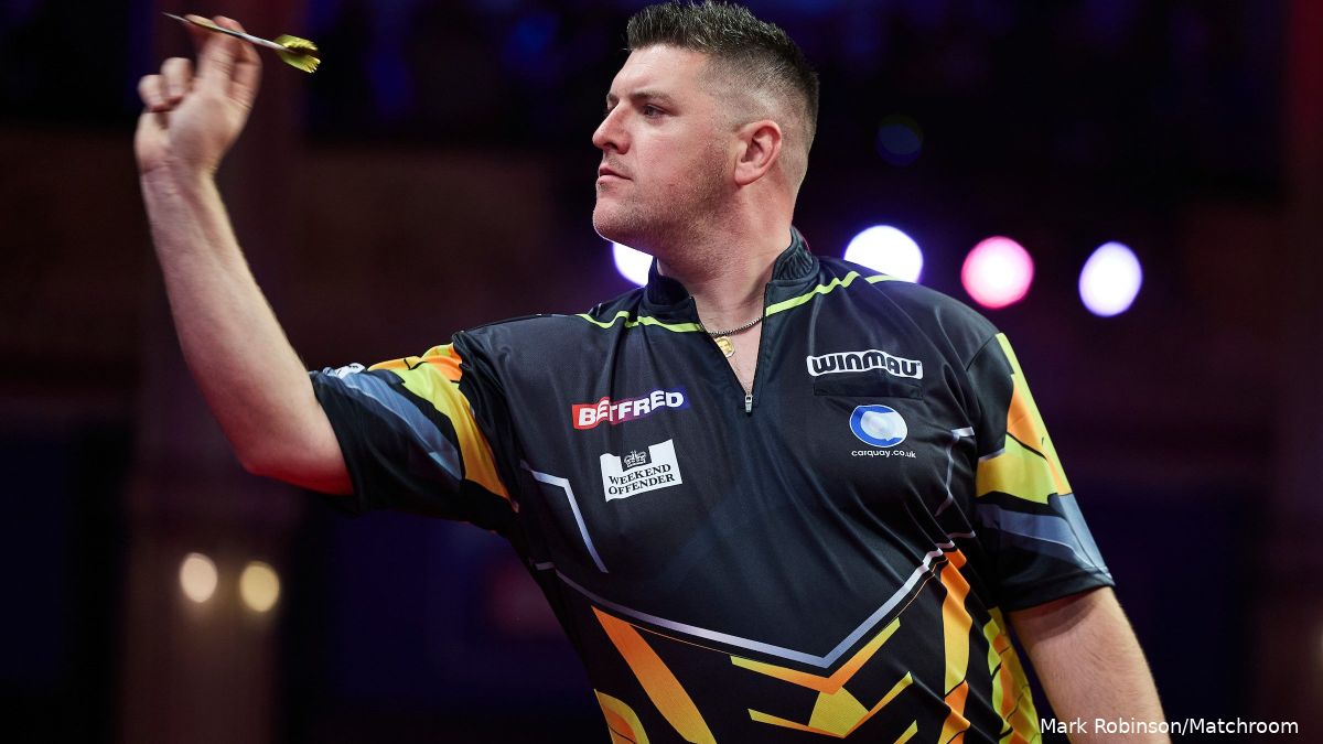 Daryl Gurney, Chris Dobey, Cameron Menzies and Thibault Tricole through to semifinals at Players ...