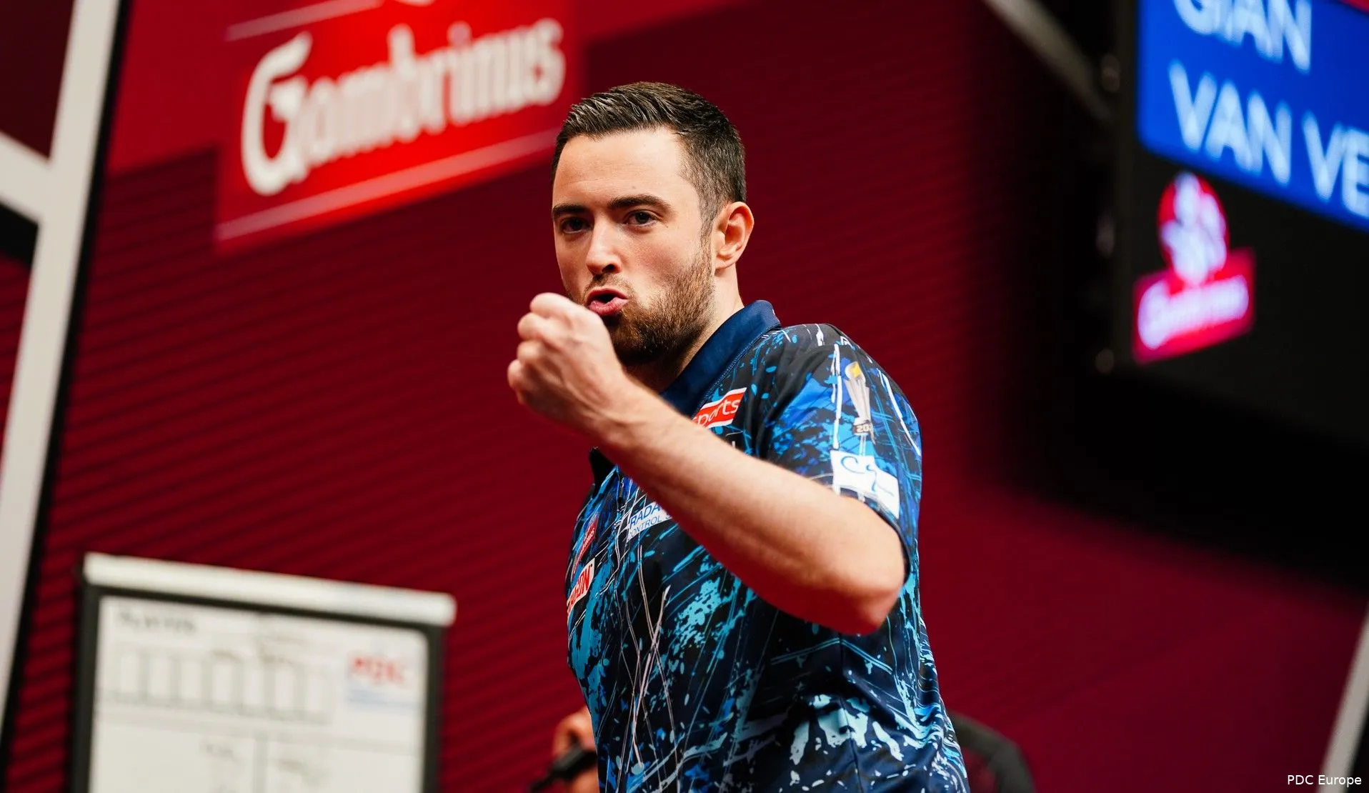 Luke Humphries thrashes Mike de Decker in World Grand Prix final ...
