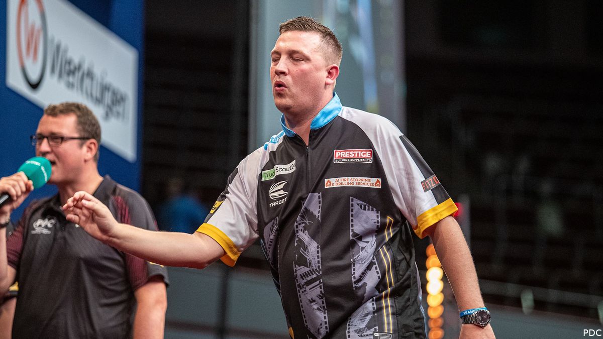 "Delighted to come through such a tough game" - Chris Dobey full of ...