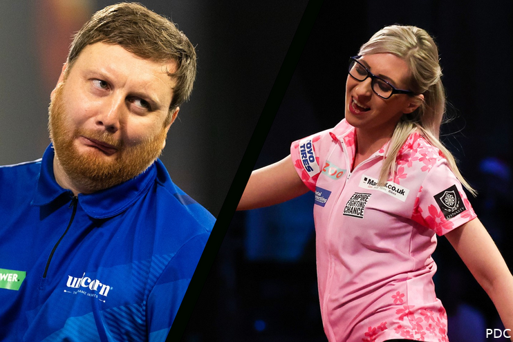 Bizarre coincidence strikes darts pair Fallon Sherrock and Cameron ...