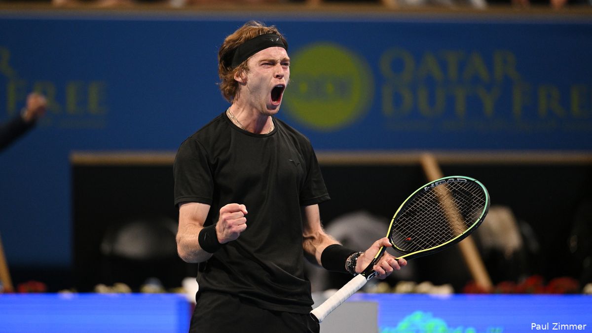 Andrey Rublev comes from a set and five match points down to progress ...