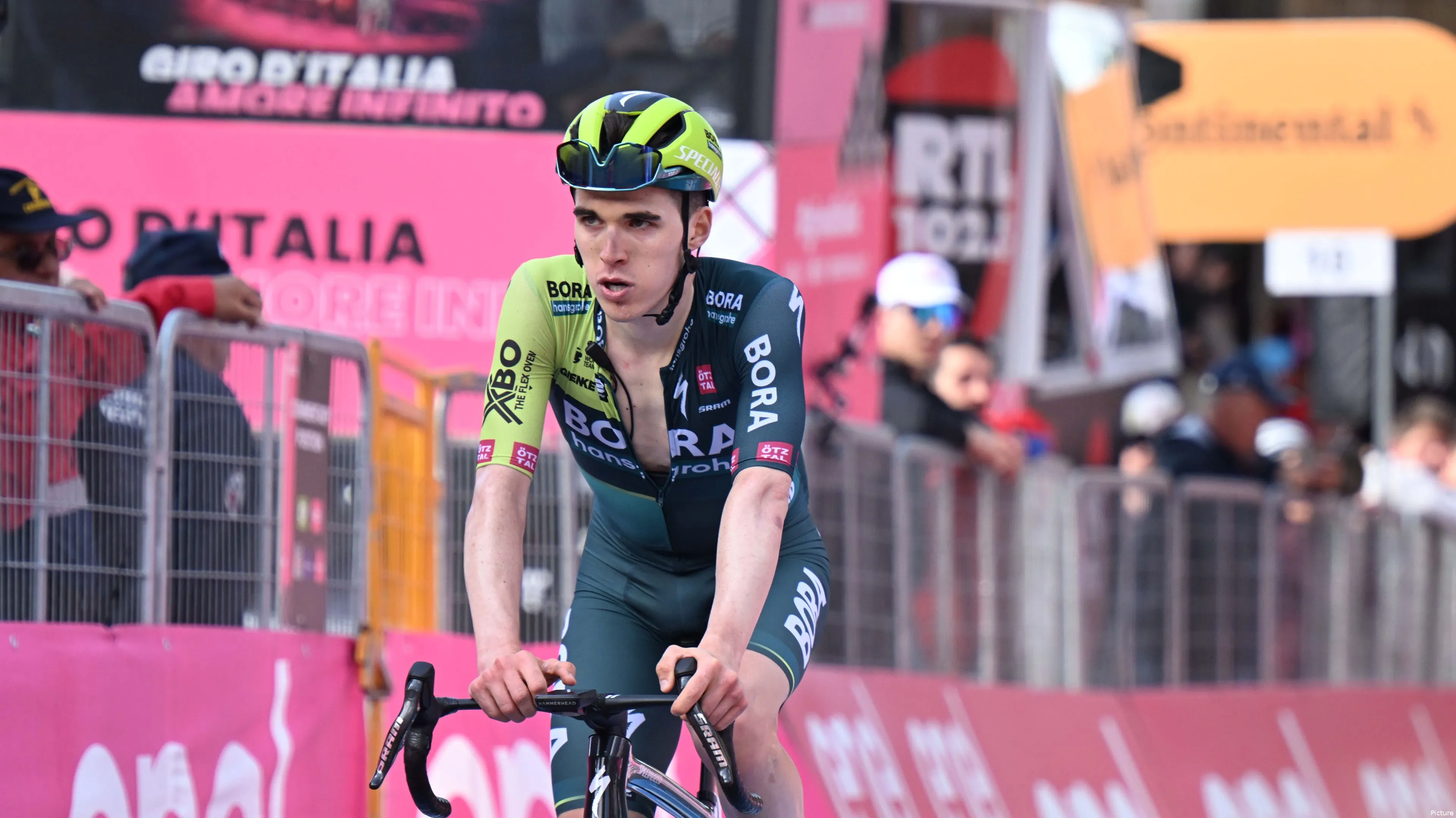 Giovanni Aleotti gewinnt für BORA - hansgrohe die 3. Etappe der ...