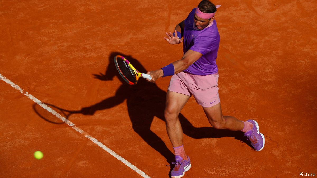 Rafa Nadal spaziert bei seinem Debüt bei den Madrid Open 2024 locker in ...