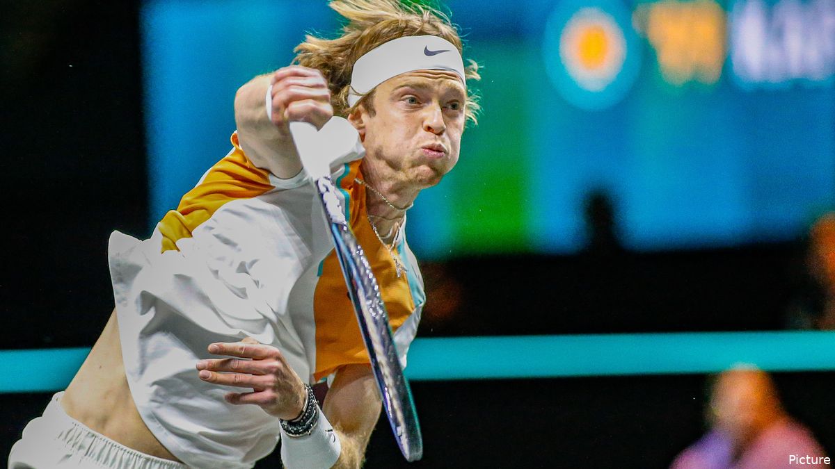 Frustration continues to boil over for Andrey Rublev with gruesome knee ...