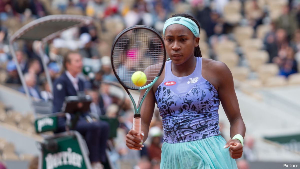 Coco Gauff throws out first pitch and San Francisco Giant game ...