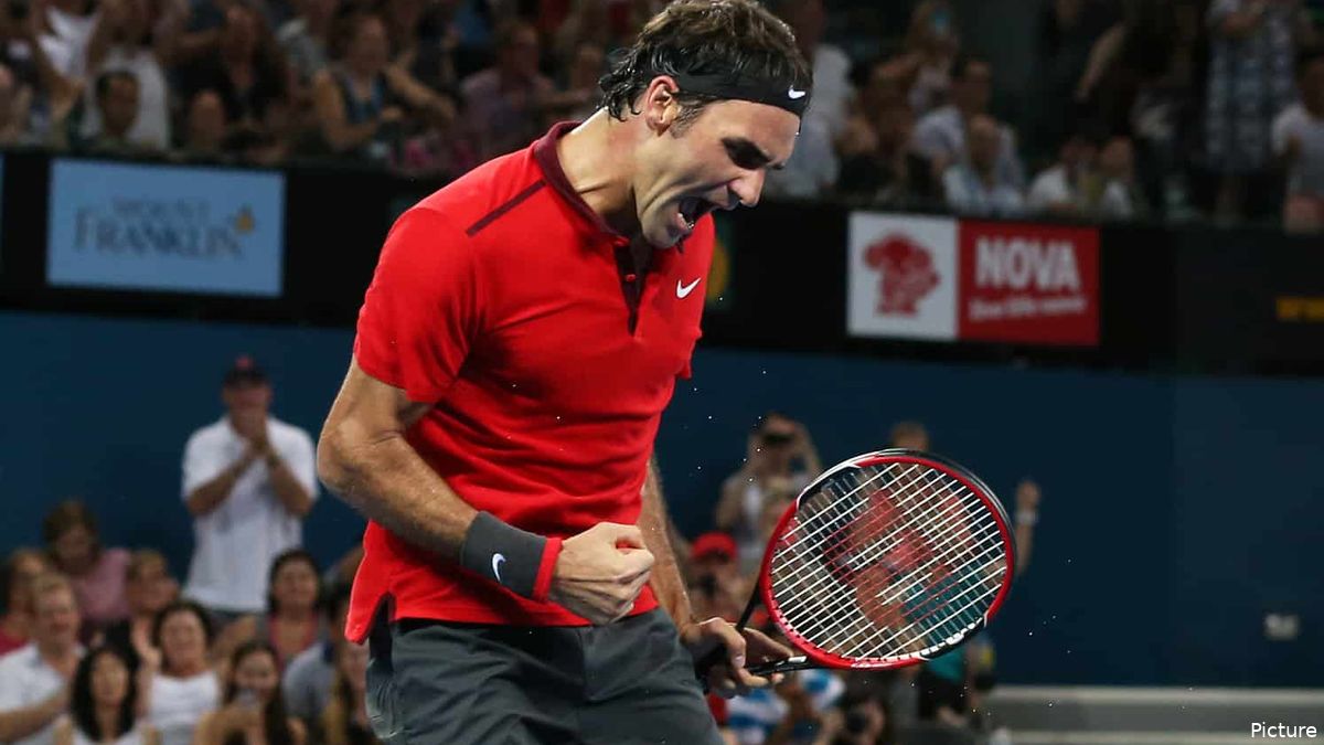 Throwback: Roger Federer celebrates 1000th ATP win in Brisbane ...