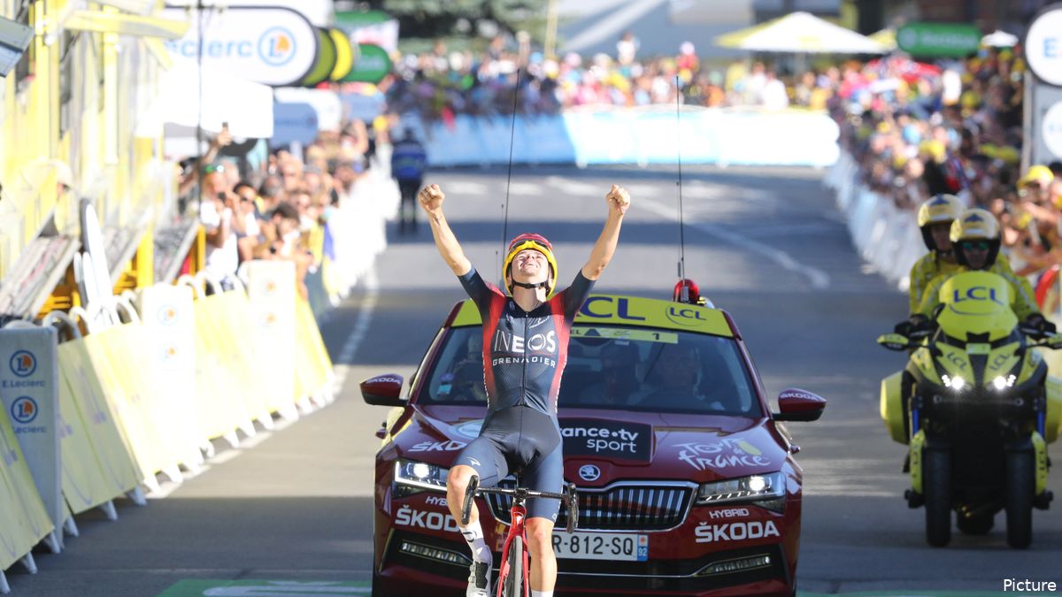 Tour de France: Tom Pidcock wins on Alpe d'Huez as Jumbo-Visma defend ...