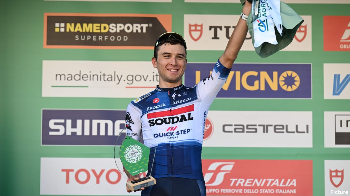 Andrea Bagioli takes surprising podium in Lombardia, only losing to ...