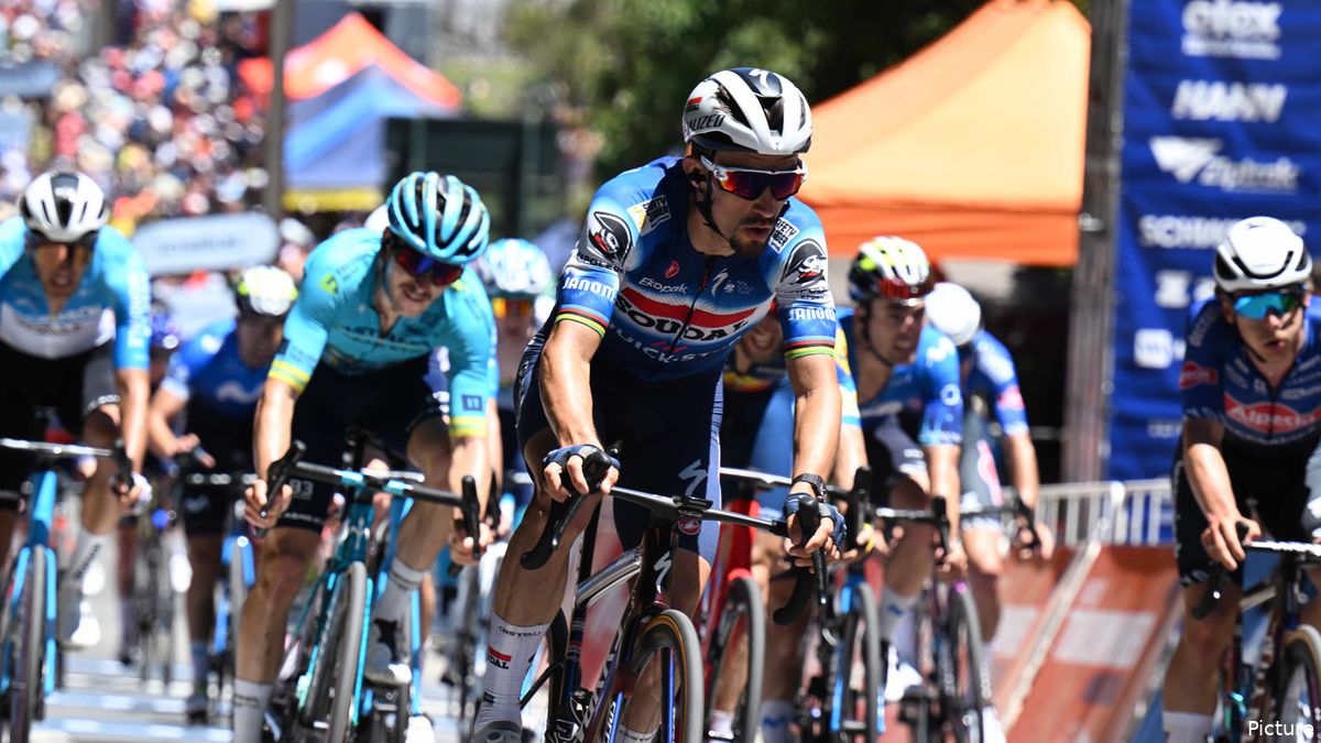Julian Alaphilippe satisfied with Tour Down Under feedback: "I am happy ...