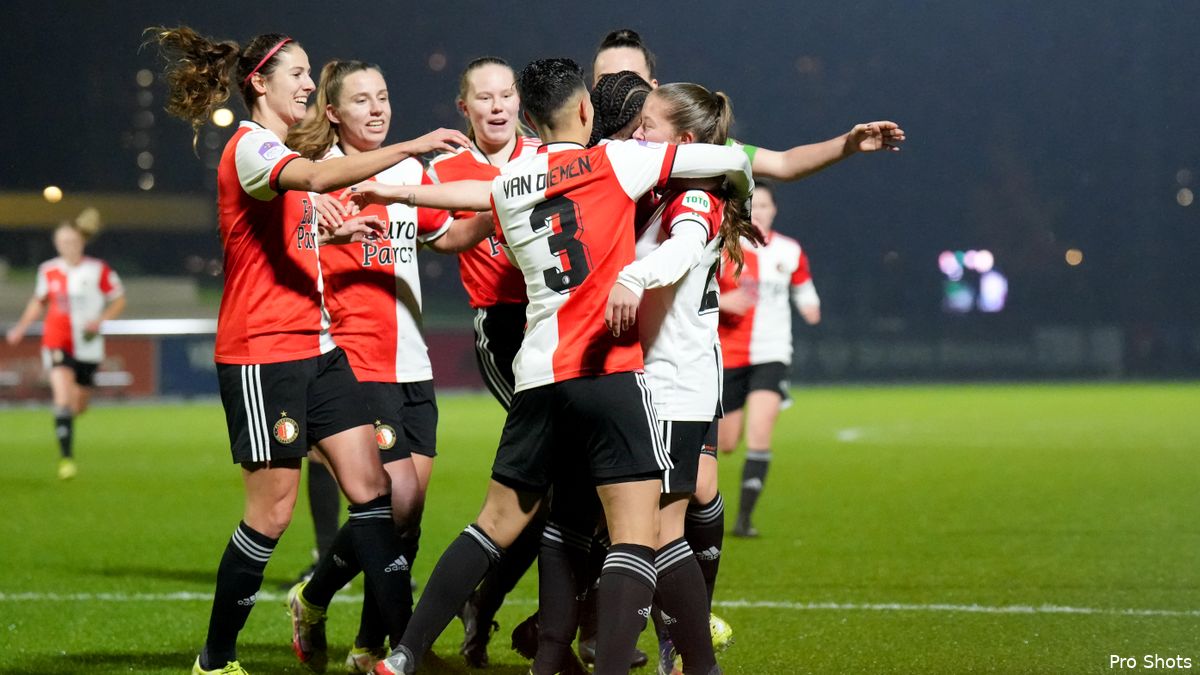 Feyenoord Vrouwen 1 verslaat PEC in laatste thuiswedstrijd van 2021 ...