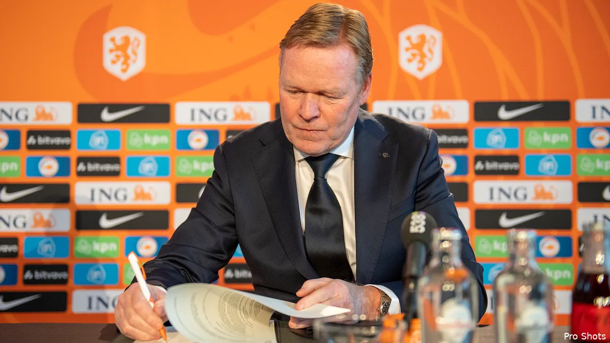 Koeman maakt definitieve selectie Nederlands elftal bekend | FR12.nl