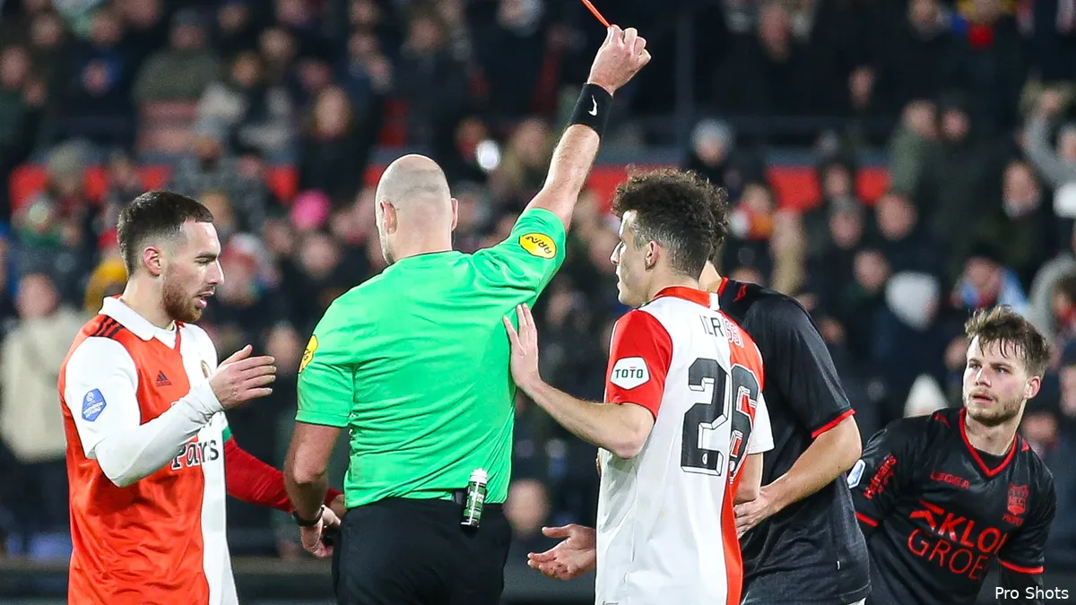Rode kaart Sandler tegen Feyenoord blijft geseponeerd | FR12.nl