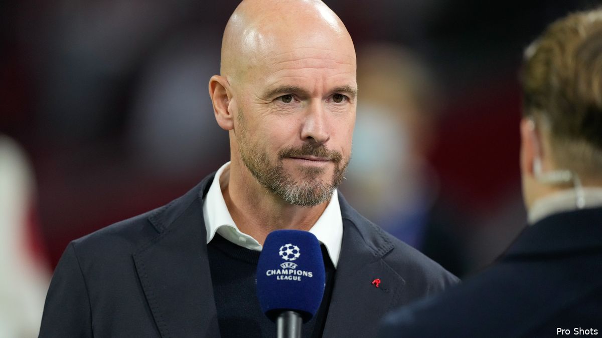 'Als Ten Hag met Manchester United derde wordt, zou dat al ontzettend ...