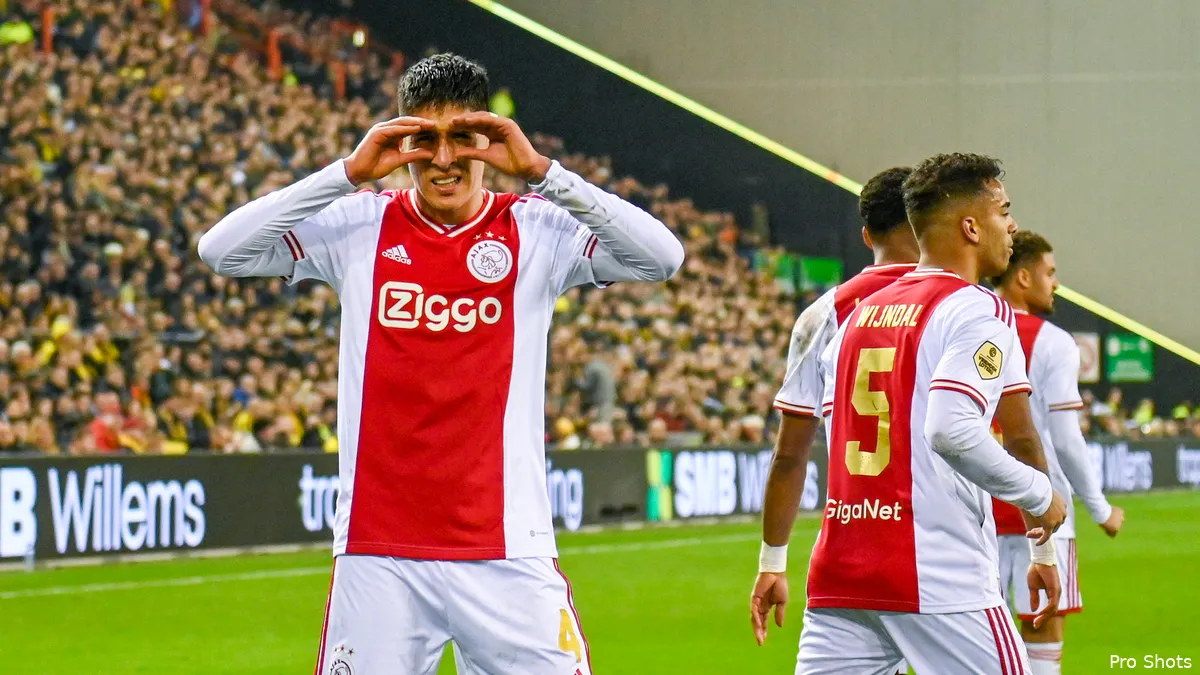 Álvarez kopt Ajax naar winst op Vitesse in moeizaam duel