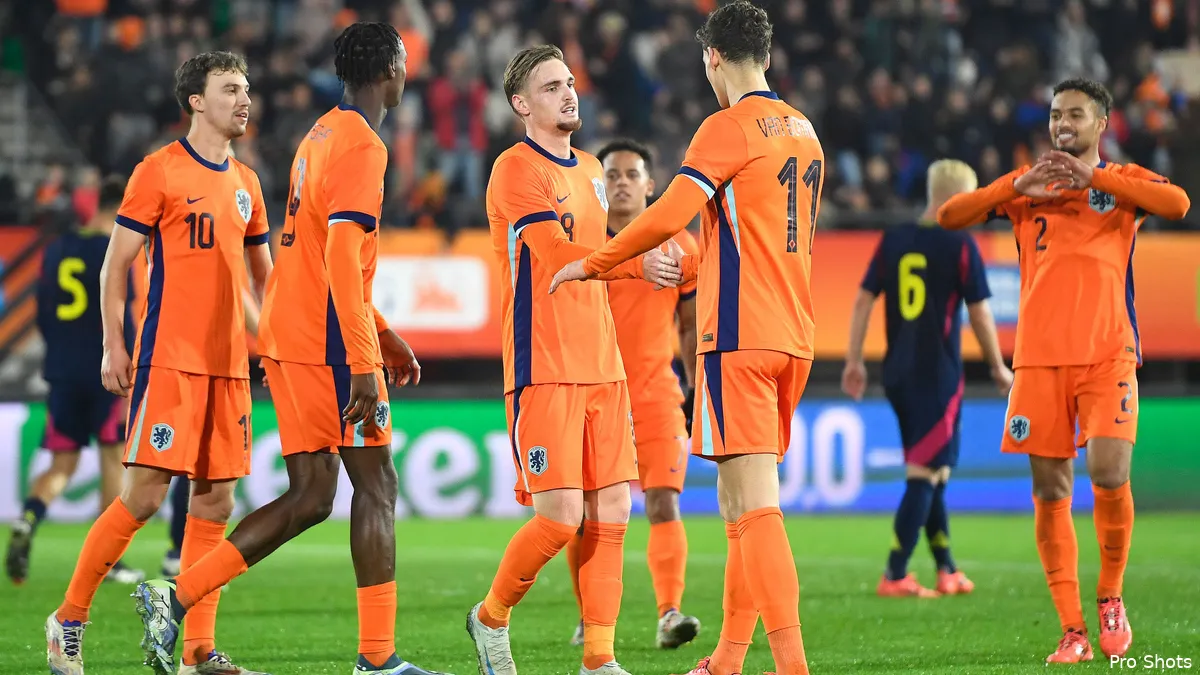 Jong Oranje na zege op Jong Zweden zeker van perfecte EK-kwalificatiereeks