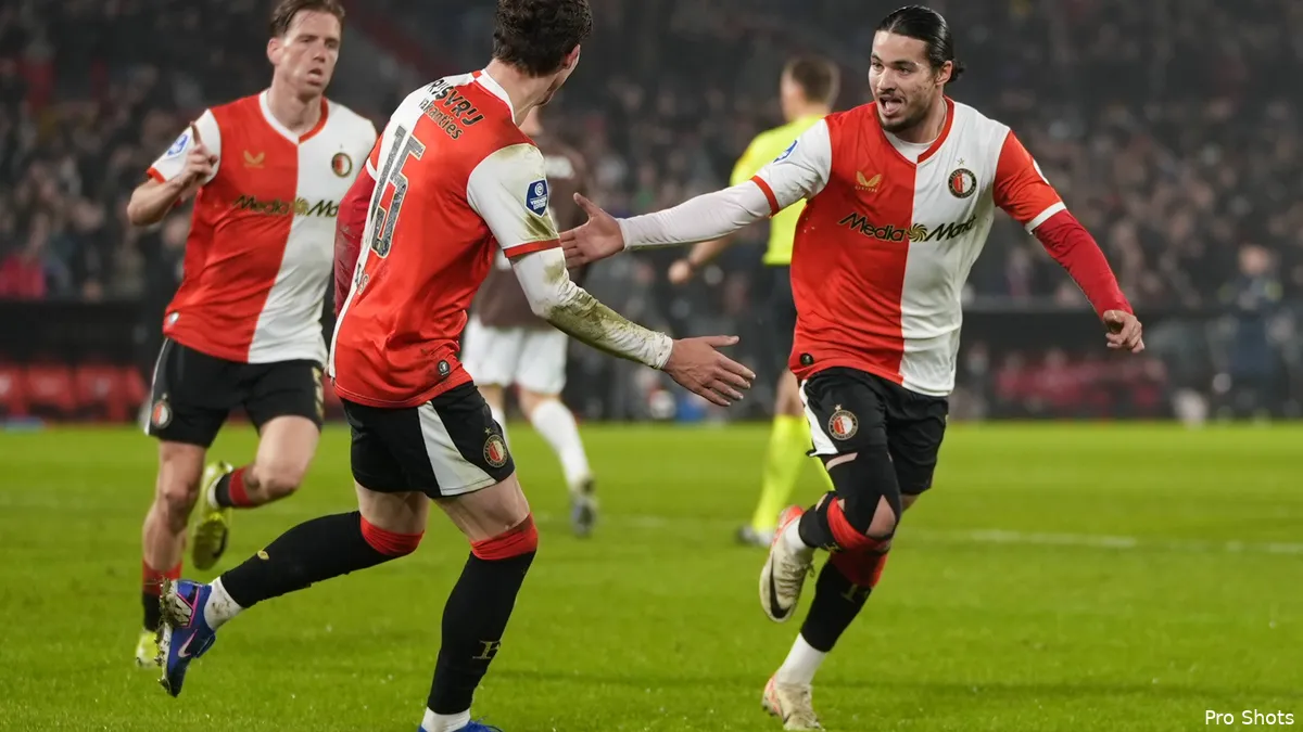 Feyenoord wint nipt van Telstar en loopt verder uit op Ajax