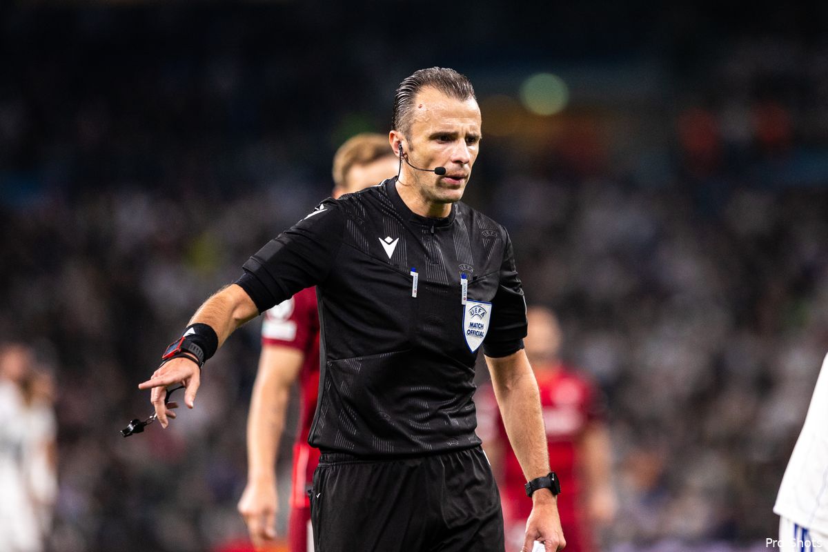 Irfan Peljto fluit Feyenoord - SS Lazio | FR12.nl