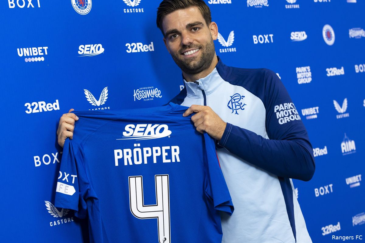 Pröpper tekent bij Rangers FC en staat binnenkort mogelijk tegenover FC ...