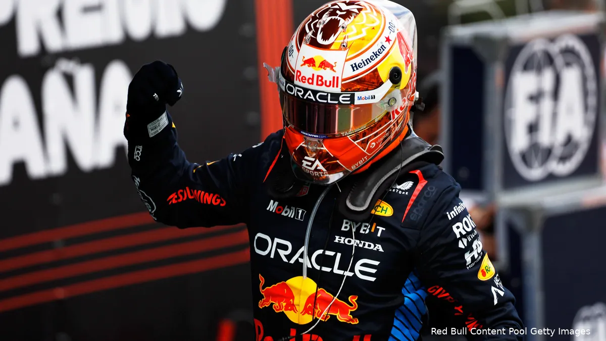 'Waar Verstappen zich nooit zorgen om hoeft te maken, is dat iemand ...