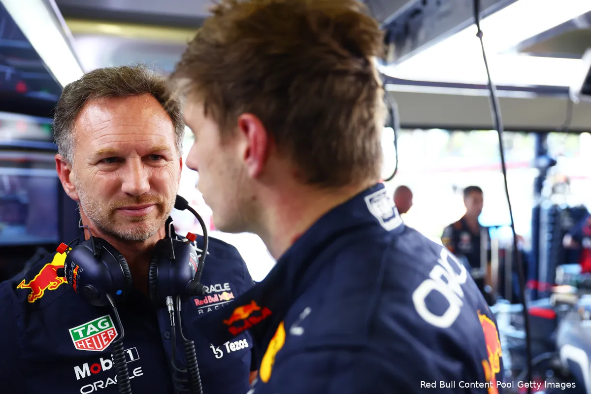 Horner wil Verstappen in bubbel houden: 'We moeten er druk op blijven zetten' | F1Maximaal.nl