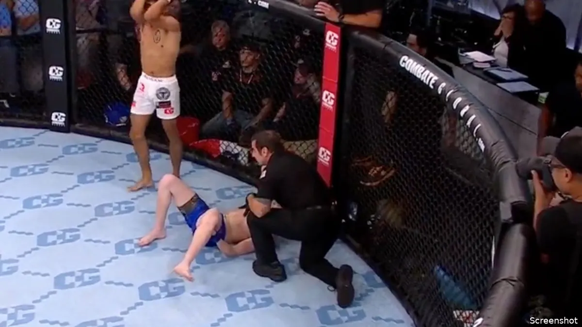 🎥 Kijken op eigen risico! Afschuwelijke beenbreuk kooivechter Reischman ...