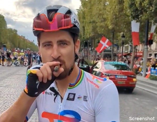 Sagan neemt afscheid van Tour de France: 'Wat ik hiermee moet? Mijn ...