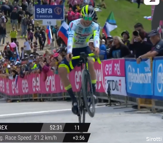 🎥 Laurenz Rex doet 'een Sagannetje': Intermarché-Circus-Wanty-coureur ...