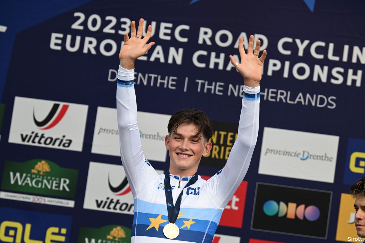 Tijdritfenomeen Tarling geeft wereldkampioen Evenepoel draai om de oren ...