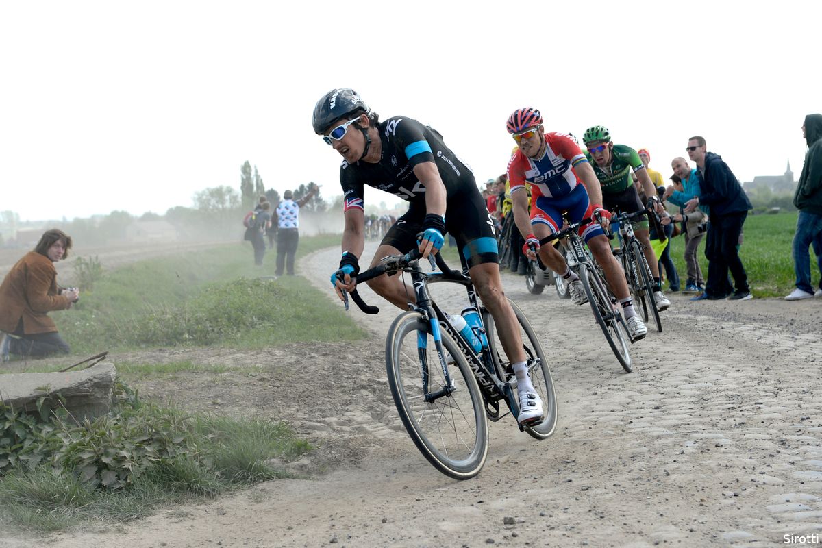 Geraint Thomas (34) heeft 'verlangen om nog voor zege in Parijs-Roubaix ...