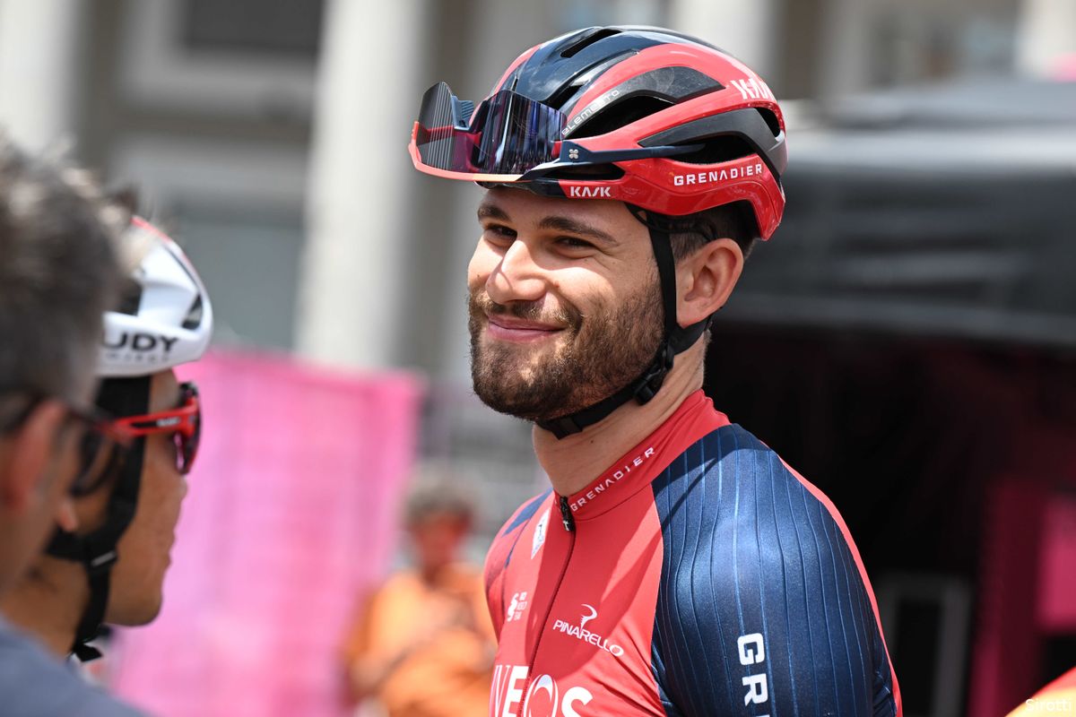 Kan 'ie nu ook al sprinten? Grandioze Ganna verrast met spurtzege in ...