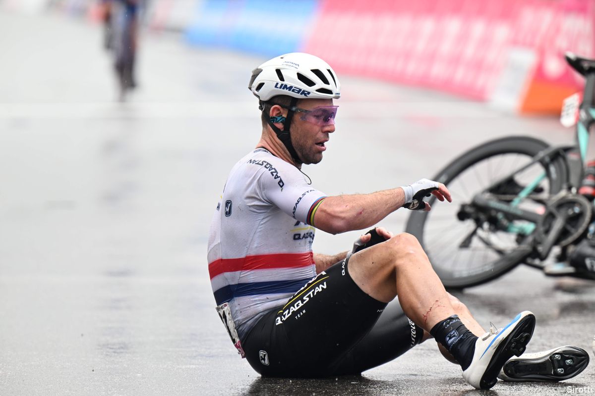 Cavendish opnieuw ten val, samen met Marit: 'Windvlaag blies ons ...