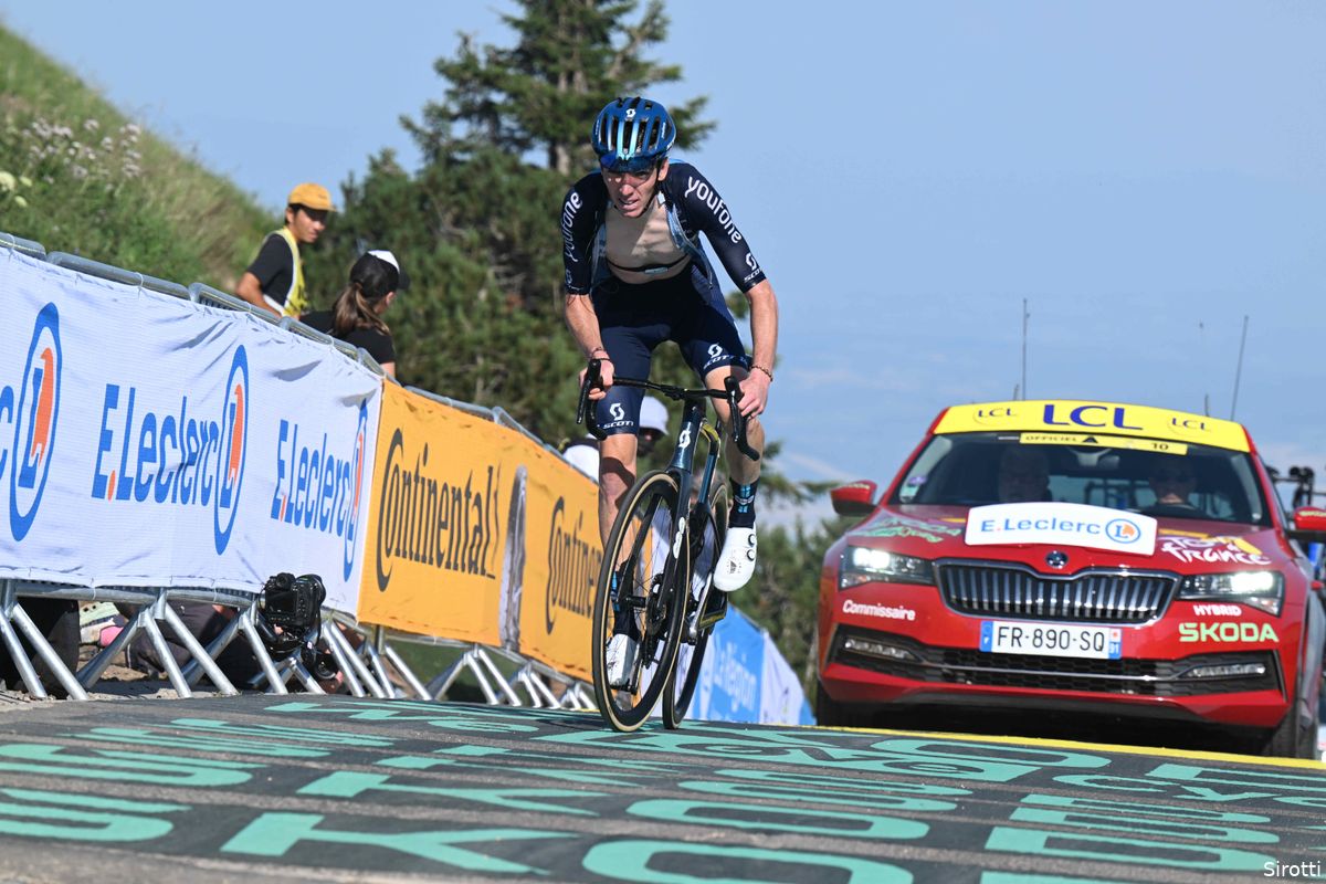 Bardet verliest twee plekken in klassement op 'zijn' Puy de Dome: 'Was ...